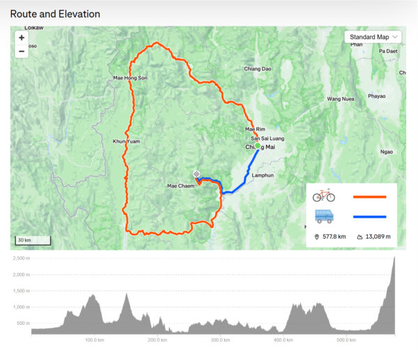 Mae Hong Son Loop Tour - 55 Cycling Club